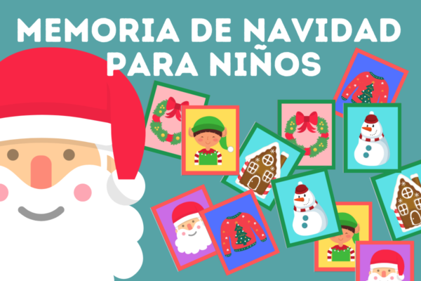 Memoria de Navidad para niños. Imprimible gratis. - Poder Mamá