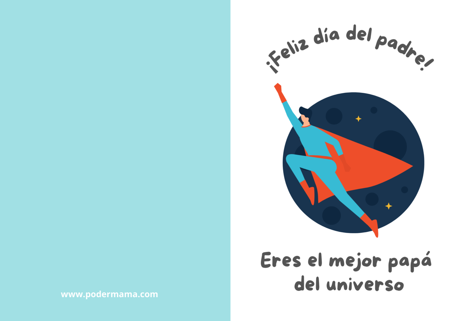 Tarjetas del Día del Padre. Descarga gratis. - Poder Mamá IMPRIMIBLES