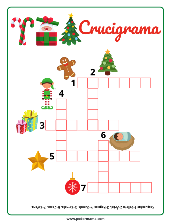 Actividades de Navidad para niños. Imprimibles gratis. - Poder Mamá