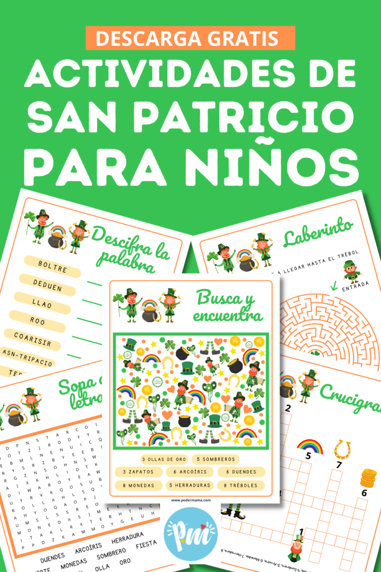 Actividades de San Patricio para niños. - Poder Mamá