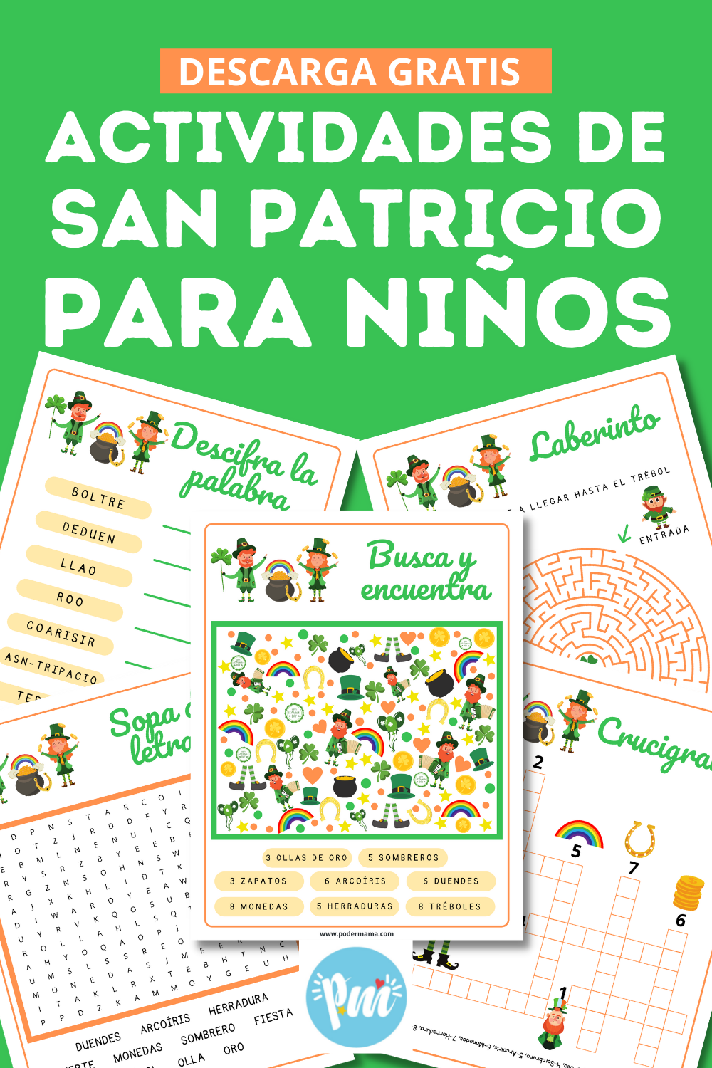 Actividades de San Patricio para niños. - Poder Mamá