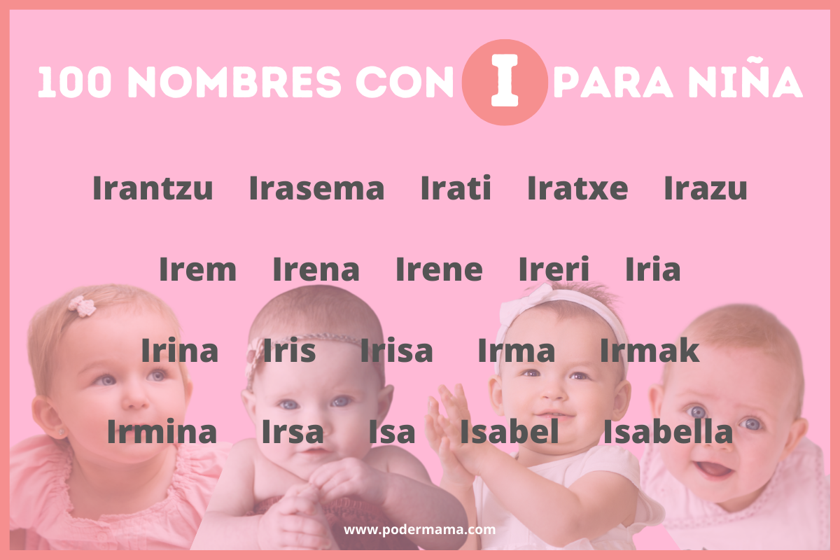 100 Nombres con I para niña, origen y significado. - Poder Mamá
