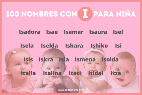 100 Nombres con I para niña, origen y significado. - Poder Mamá