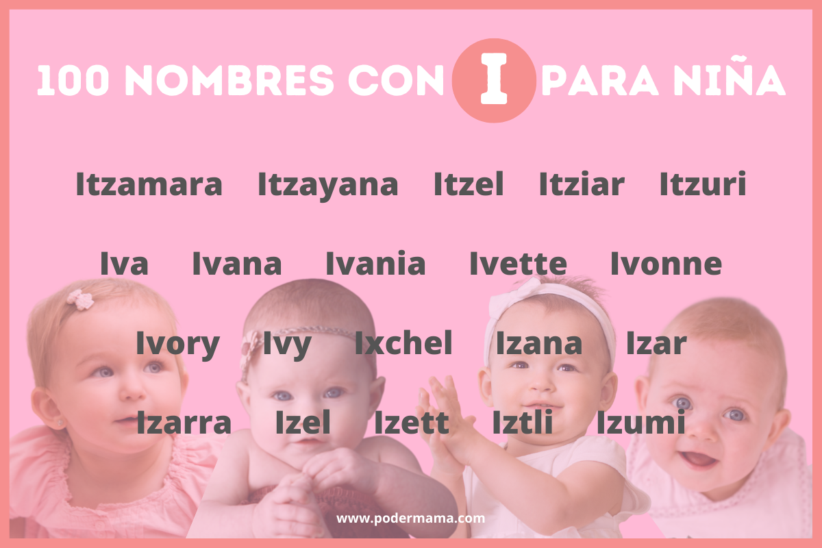 100 Nombres con I para niña, origen y significado. - Poder Mamá