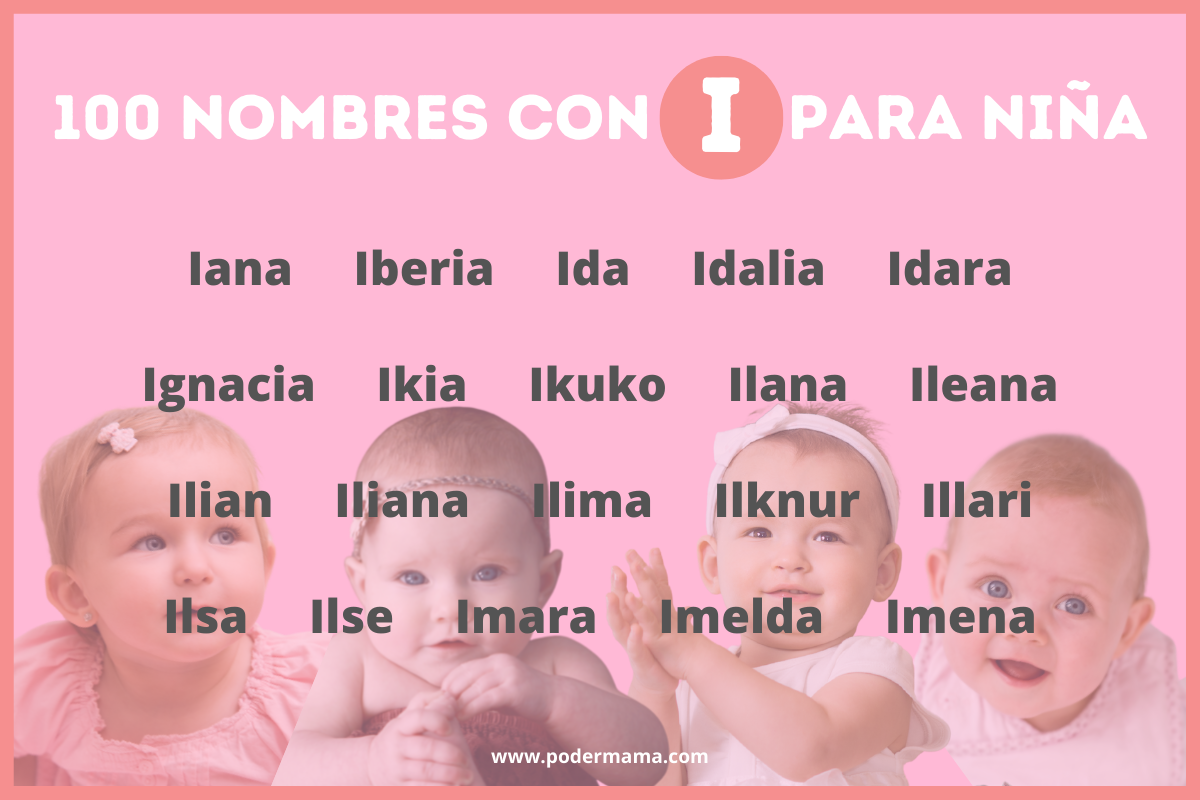 100 Nombres con I para niña, origen y significado. - Poder Mamá