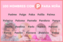 100 Nombres con P para niña, origen y significado. - Poder Mamá