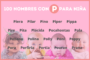 100 Nombres con P para niña, origen y significado. - Poder Mamá
