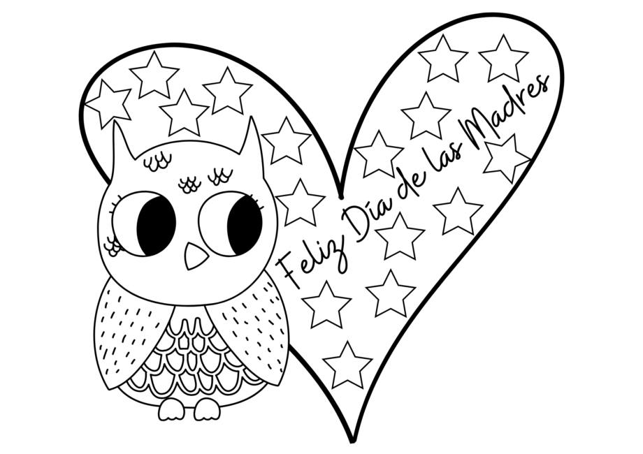 Dibujos Del Día De Las Madres Para Colorear Poder Mamá