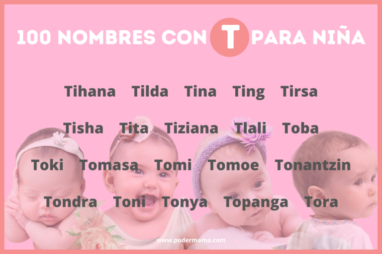 100 Nombres con T para niña, origen y significado. - Poder Mamá